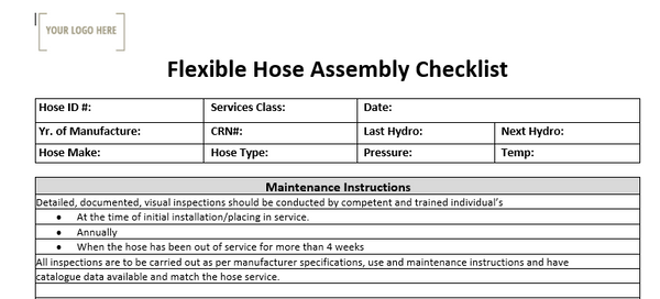 Flexible Hose Assembly Safe Work Practice – Stallion Safety, Training